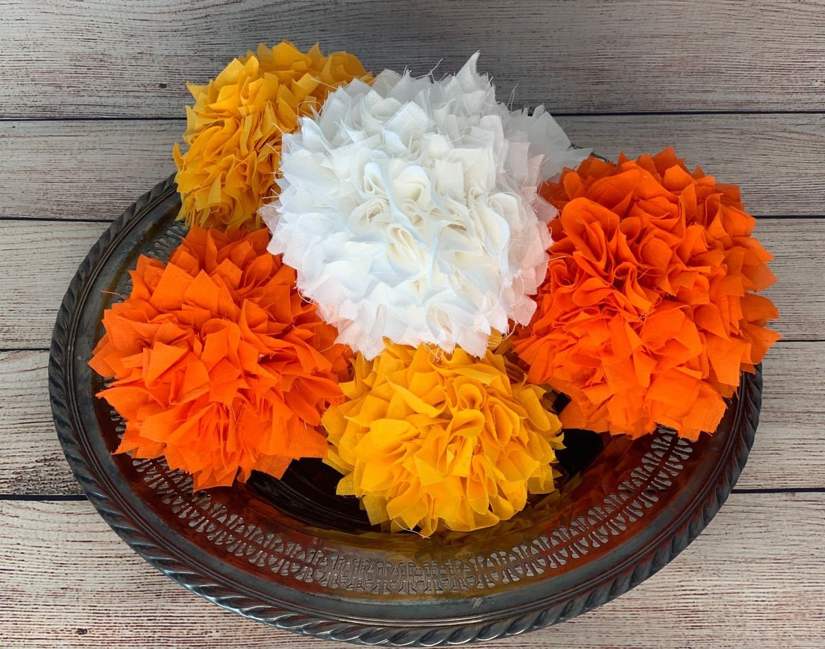 Fall Dough Bowl Filler, Fall Tiered Tray Decor, Fall Rag Balls, Fall ...