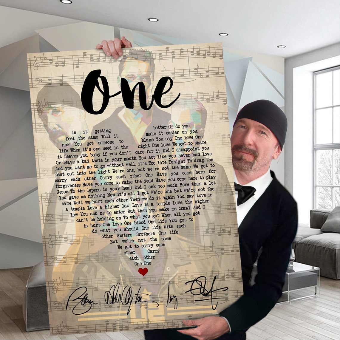 U2 Posters / One / U2 Album Cover Poster Poster Print Wall | Etsy