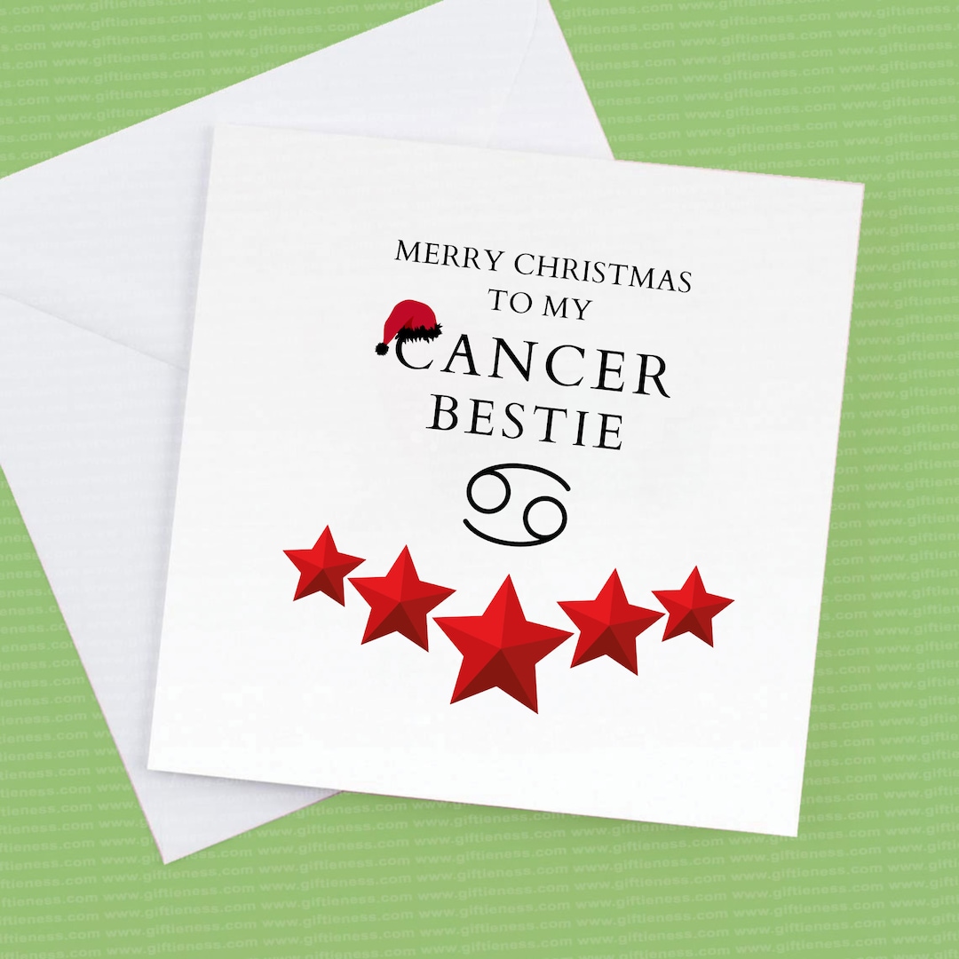 Merry Christmas to My Cancer Bestie - Etsy