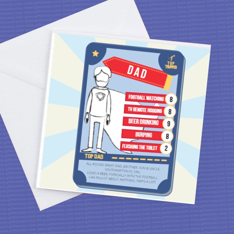 Personalised Top Trump Cards - Etsy UK