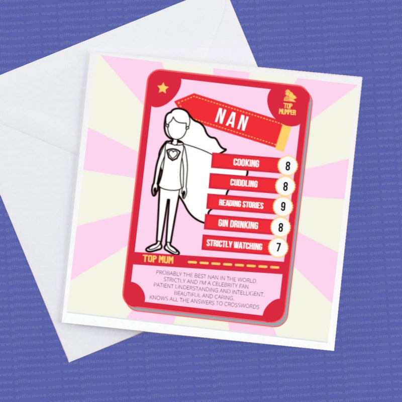 Personalised Top Trump Cards - Etsy UK