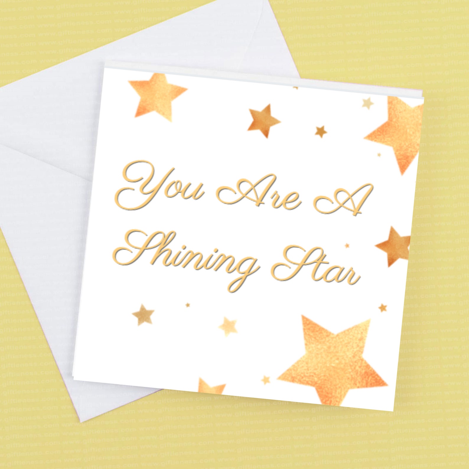 You Are A Shining Star Positivity Card and Envelope - Etsy