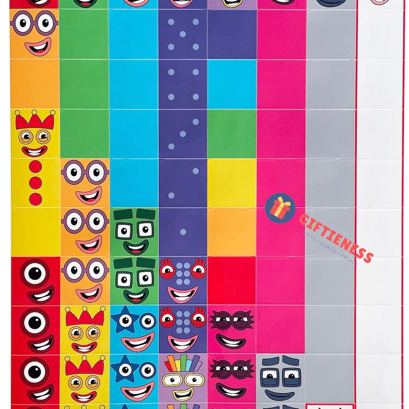 Numberblocks Stickers - Etsy