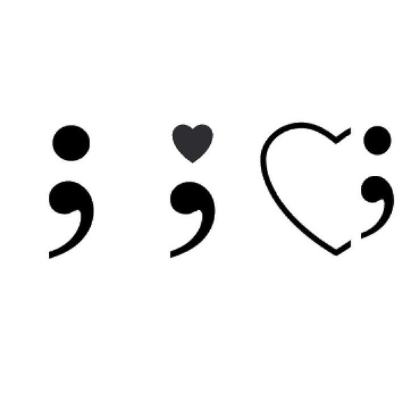 Semi Colon - Etsy