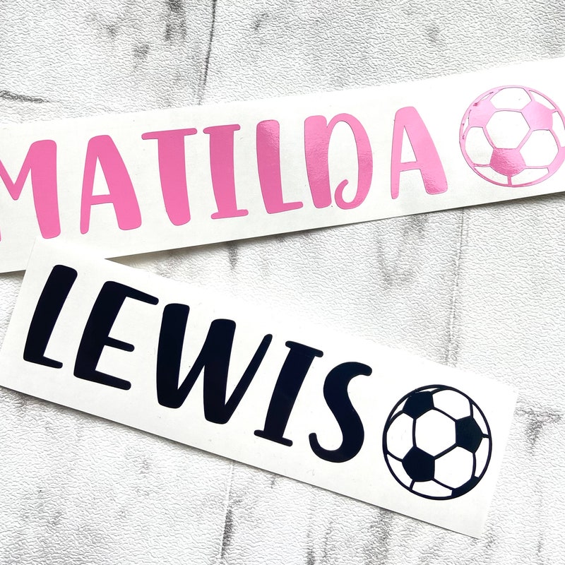 Soccer Ball With Name Labels - Etsy UK