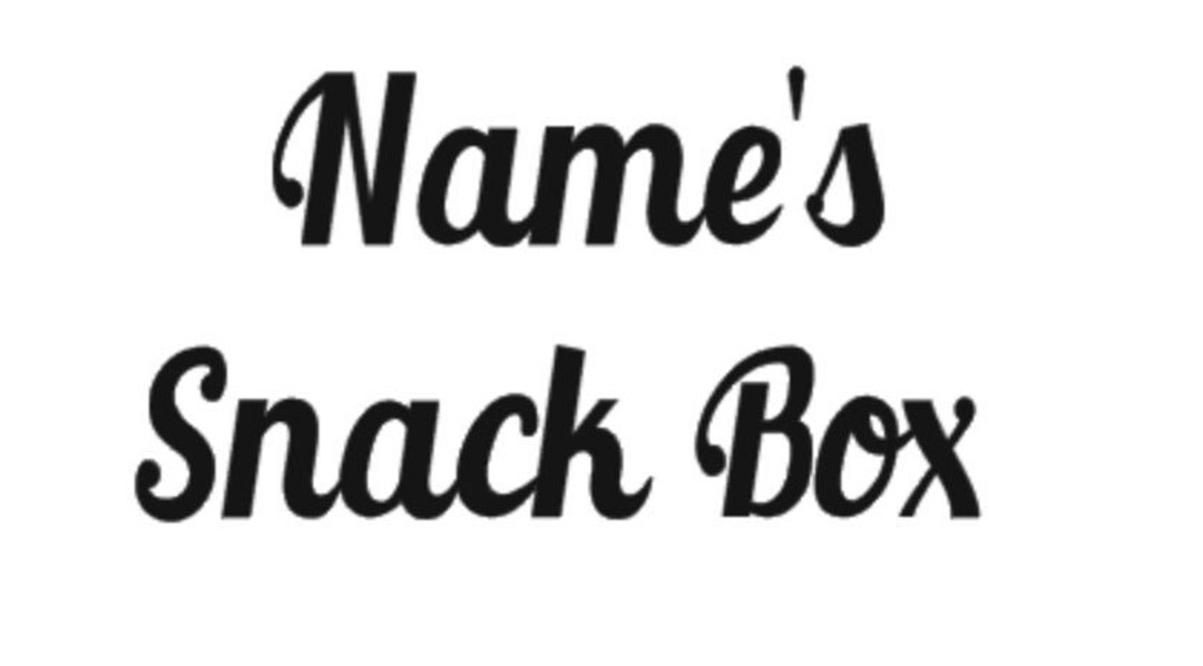 PERSONALISED Snack Box Label Vinyl Decal Sticker Holiday Vacation - Etsy UK