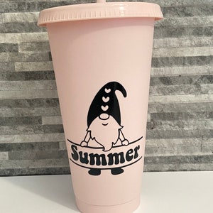 PERSONALISED Gonk Gnome Name Label Sticker Lunchbox Bottle Glass Kids ...