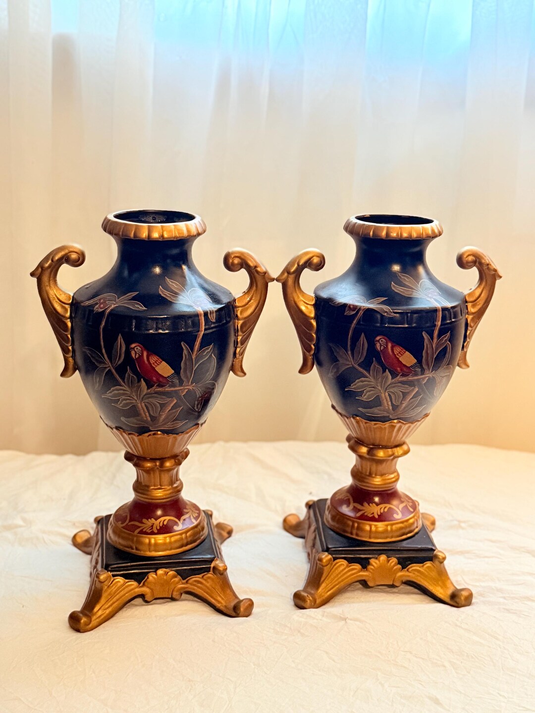 Pair of 19th Century French Monumental Terracotta Vases - Etsy