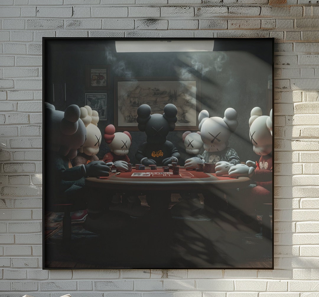 Kaws Hypebeast Toy Poster Digital Wall Art for Dorm or Room Setup - Etsy
