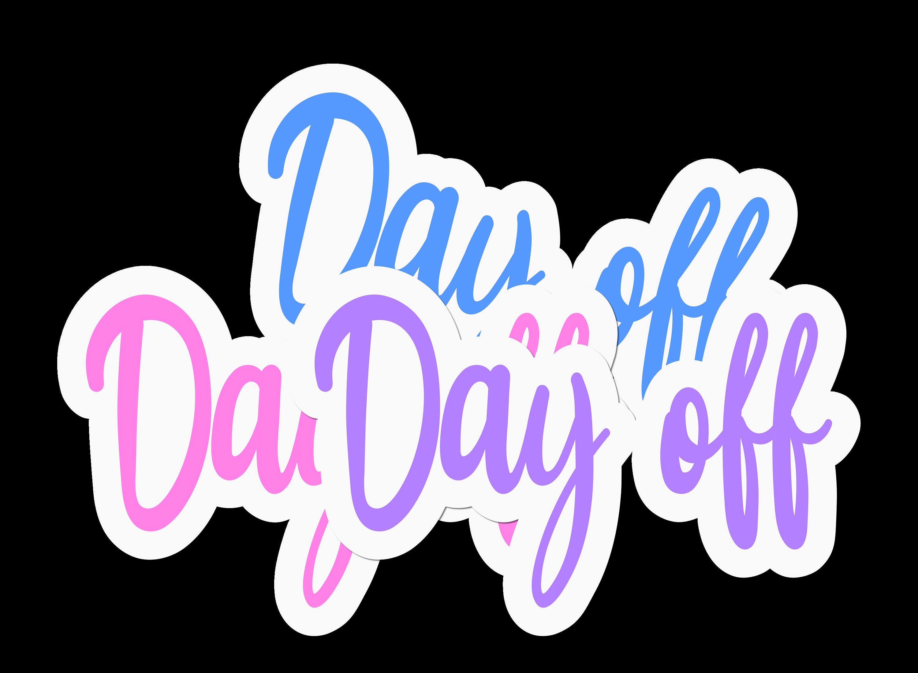 Day off sticker printable stickers planner sticker | Etsy
