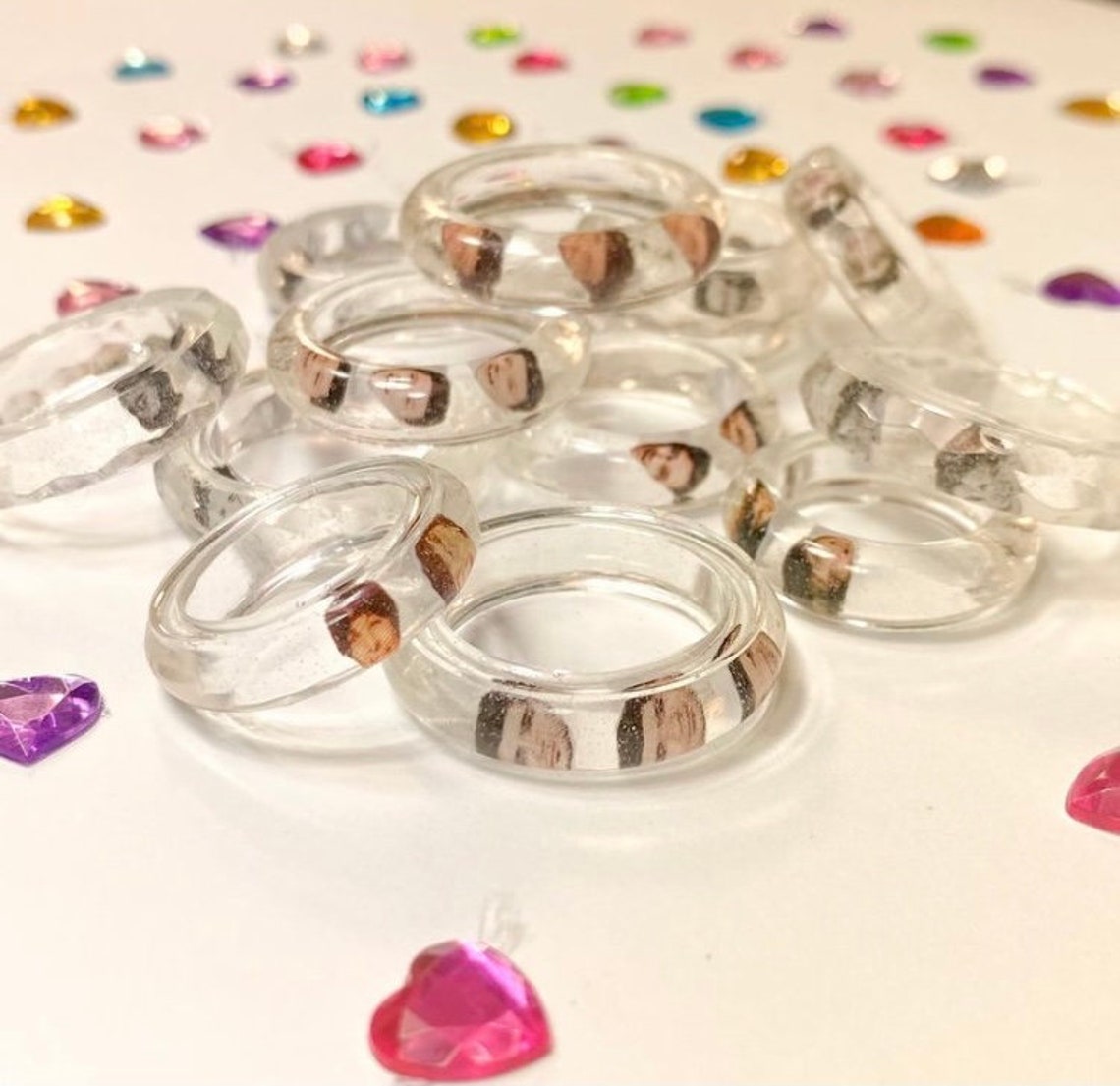 One Direction Resin Rings Harry Styles Rings Louis Tomlinson - Etsy UK