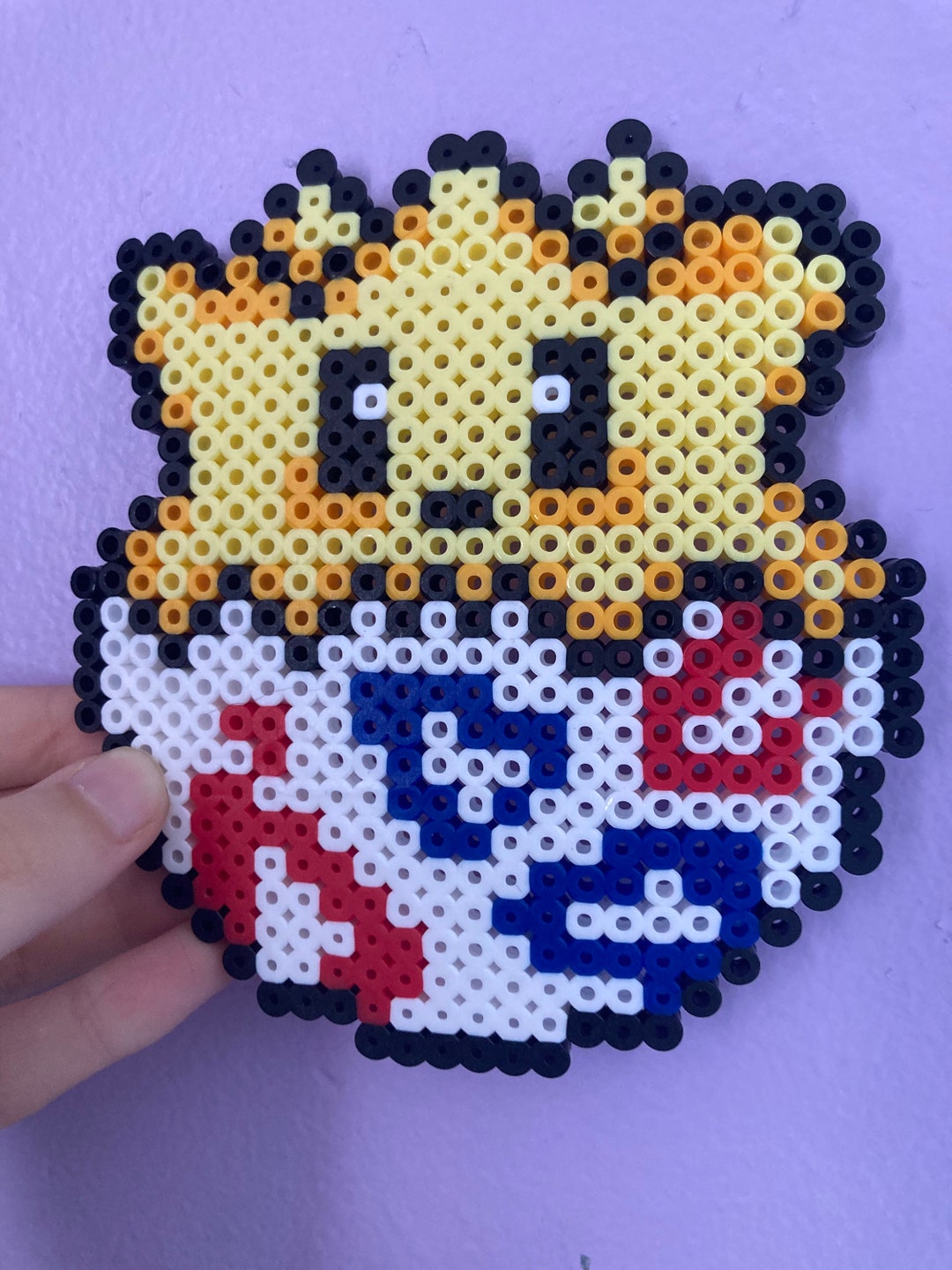 Togepi Pokémon Perler Beads Cute Kawaii Pokemon Perler - Etsy
