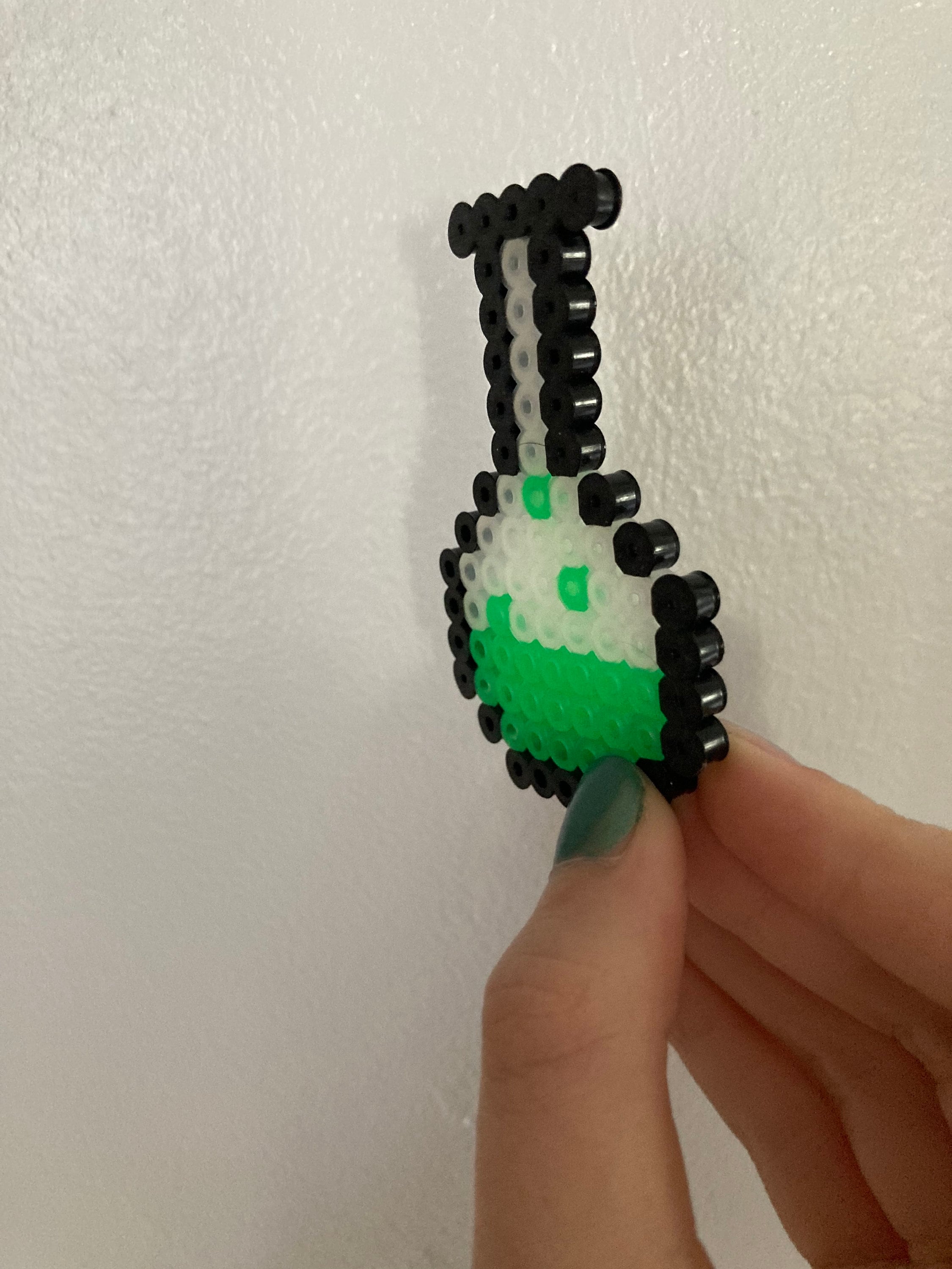Neon Green Potion Perler Beads Green and Clear Cute - Etsy