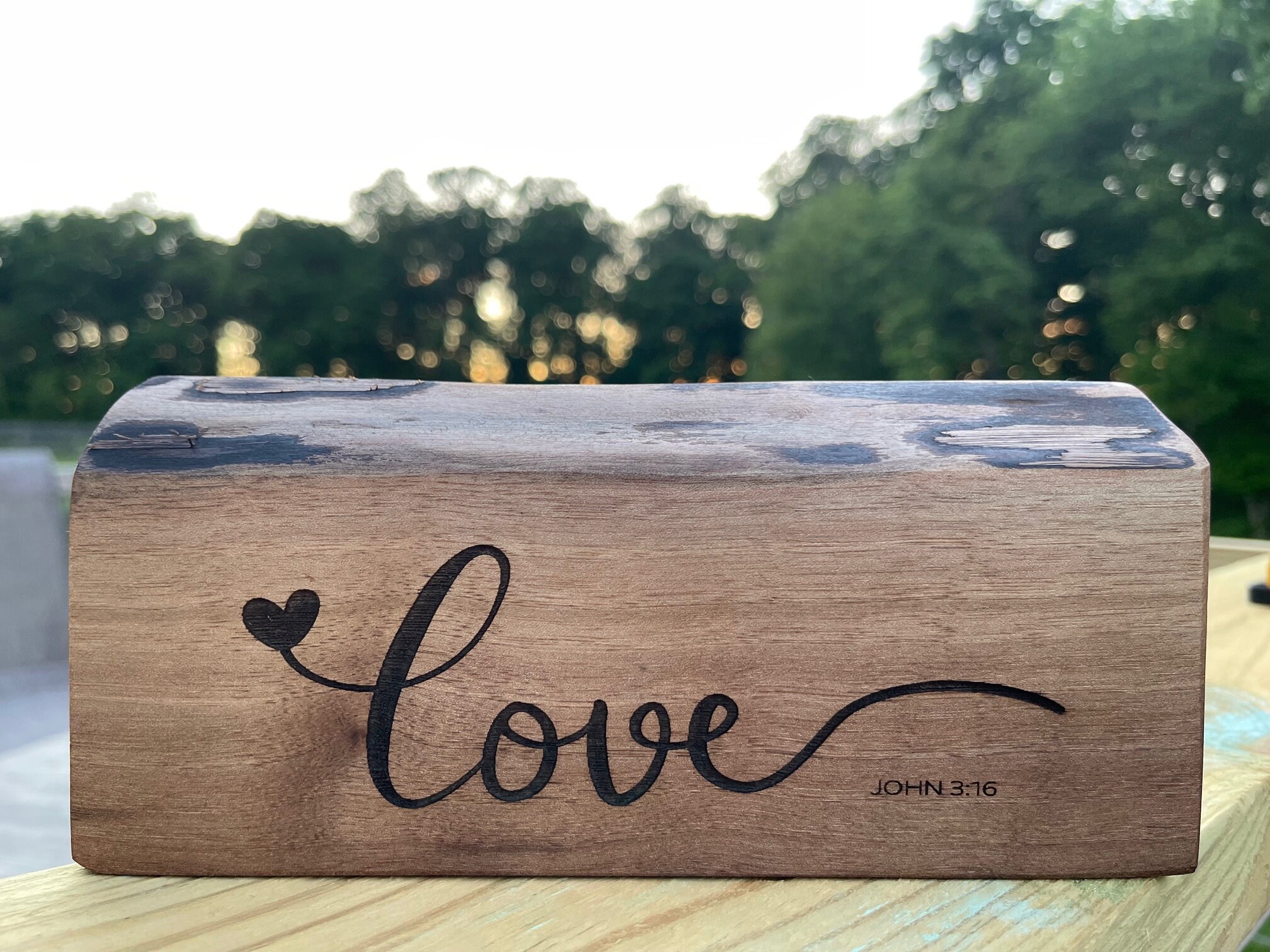 Live Edge Sign, Welcome Sign, Every Day, Gods Love, Wood Sign, Wall ...