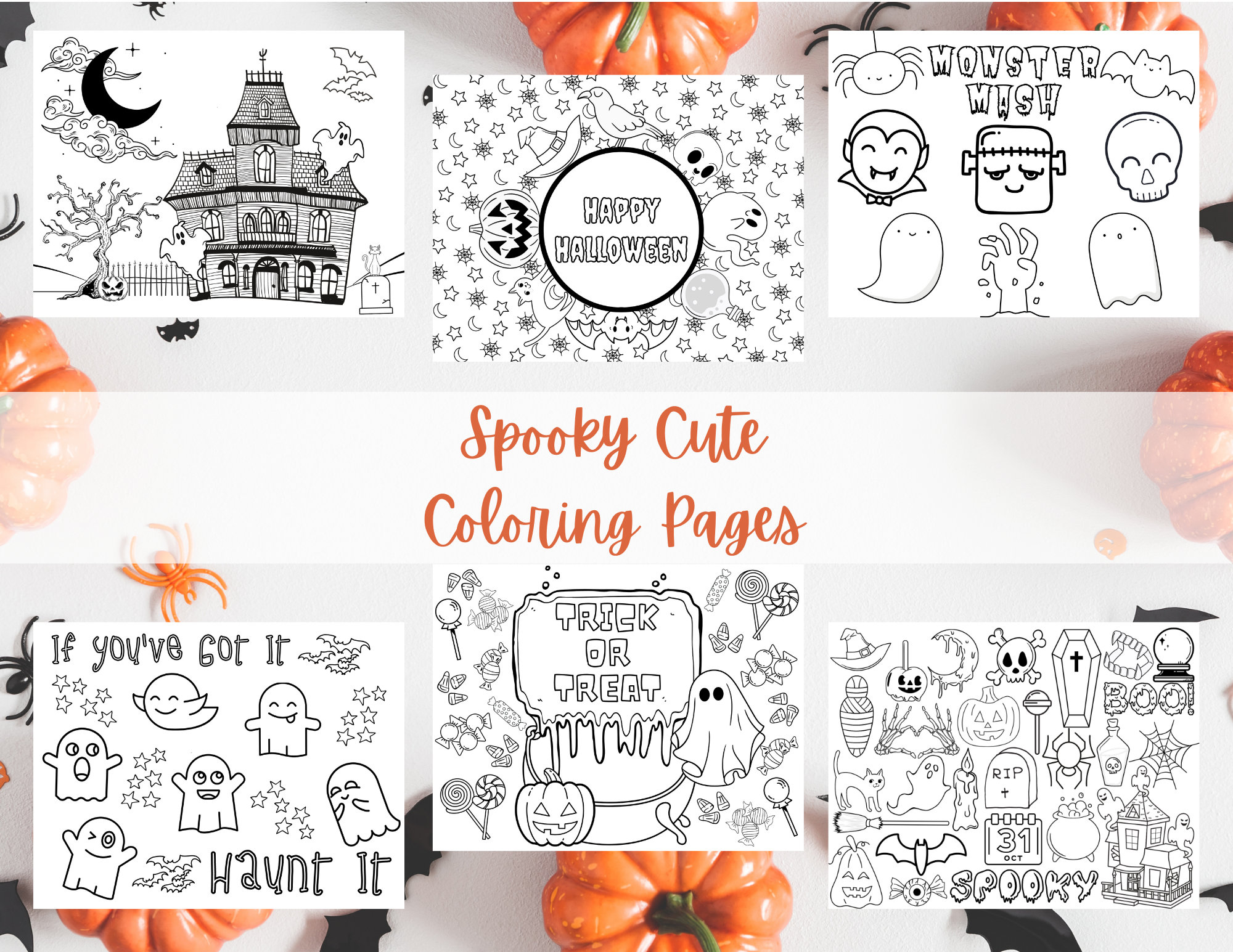 Autumn Coloring Pages Bundle - Etsy