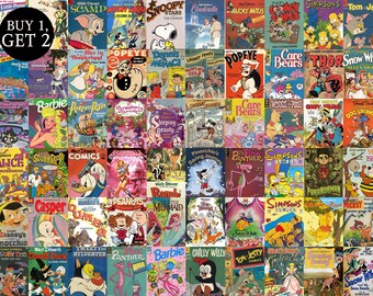 Retro Cartoon Poster - Etsy