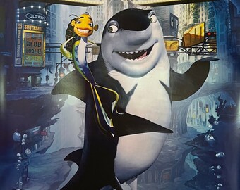 SHARK TALE, Original Advance 27x40 Movie Poster, Animated Feature, Will ...