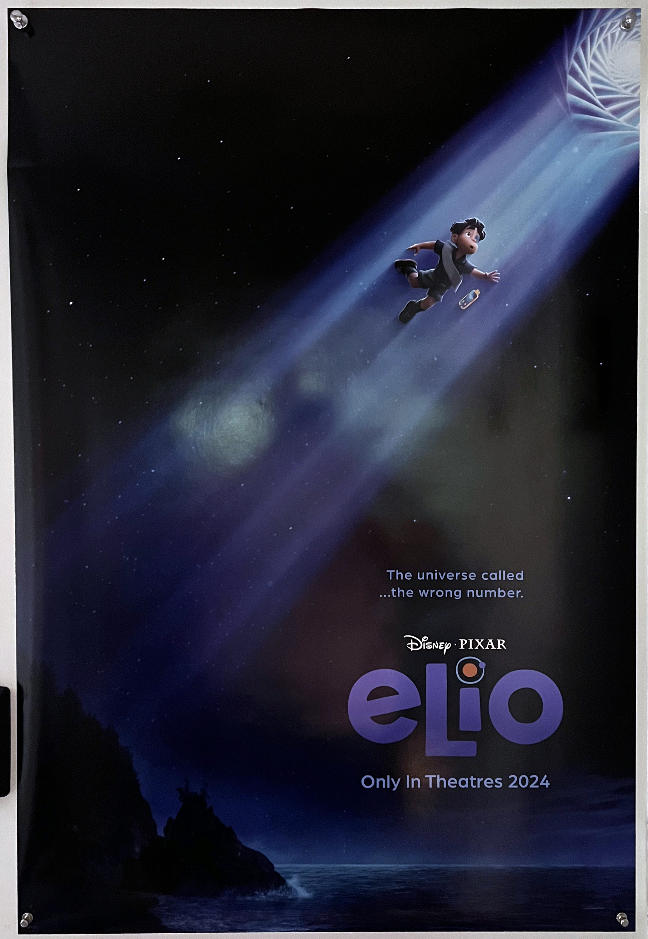 ELIO 2024 Póster original de la película de avance de doble cara Pixar ...