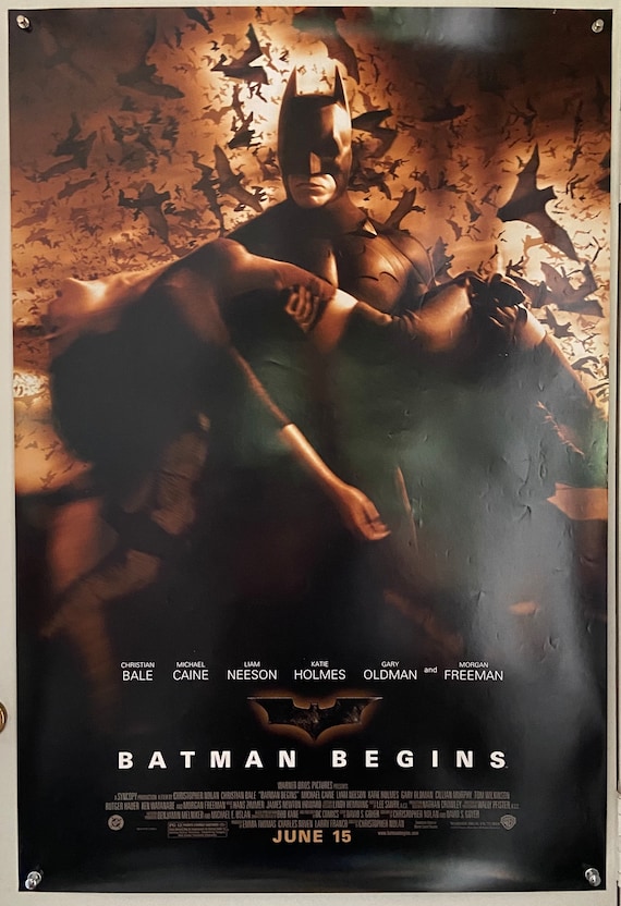 Batman Begins Movie Poster Original