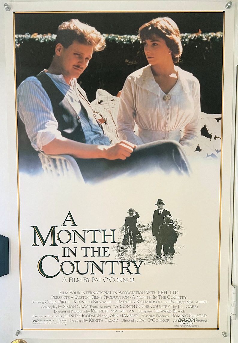 A MONTH in the COUNTRY 1987 Original Single Sided Movie Poster Colin ...