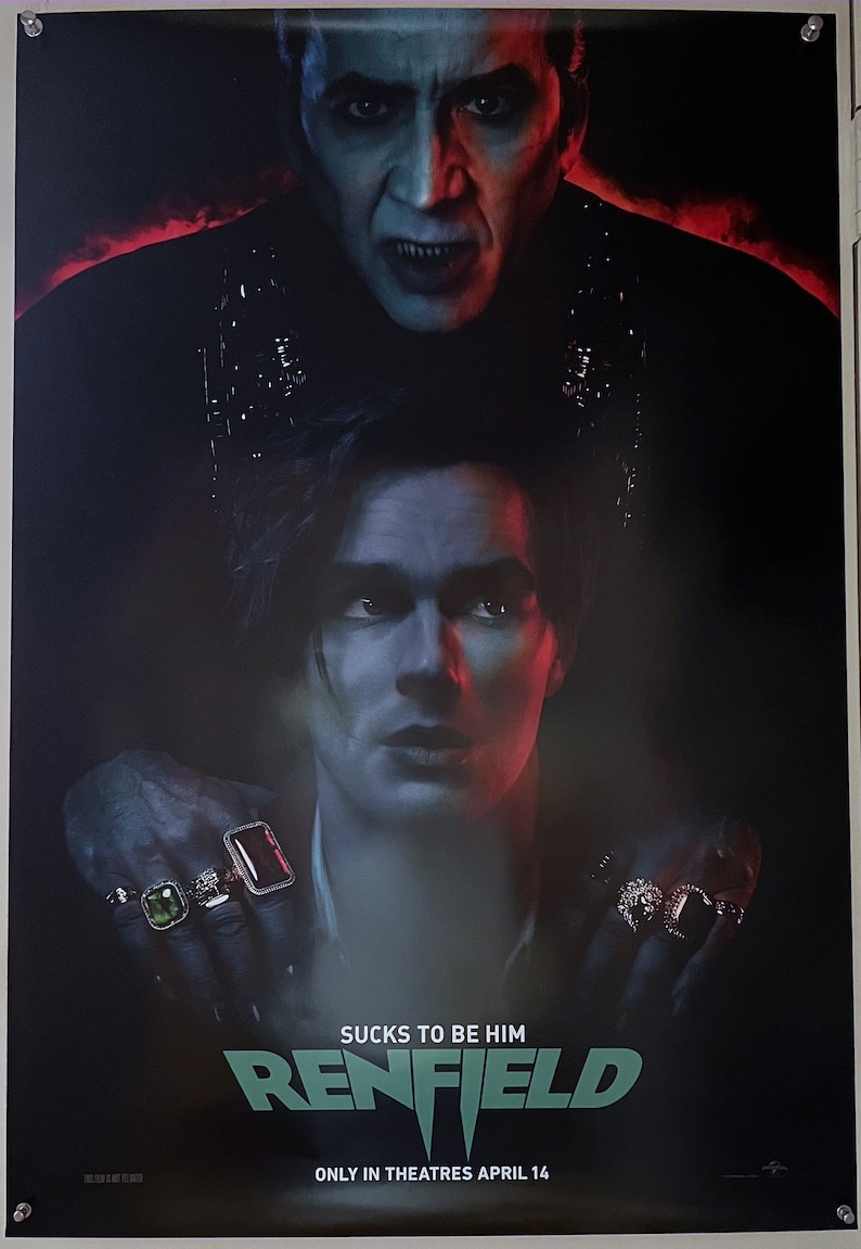 RENFIELD 2023 Original Double Sided Advance Movie Poster Nicolas Cage ...
