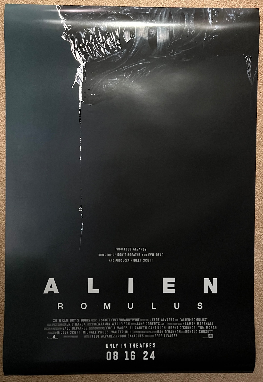 ALIEN ROMULUS 2024 Póster original de la película de doble cara - Etsy ...