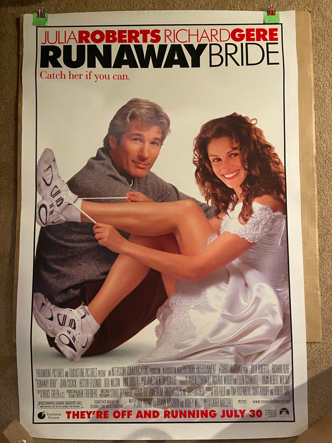 RUNAWAY BRIDE 1999 Original Double Sided Movie Poster - Etsy