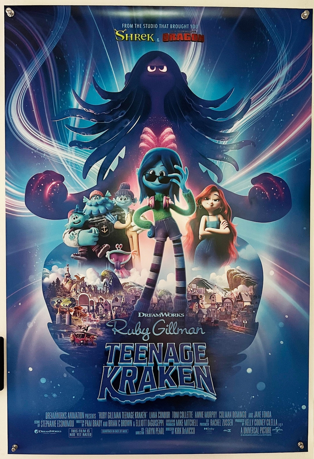 RUBY GILLMAN TEENAGE Kraken 2023 Original Double Sided Movie Poster ...