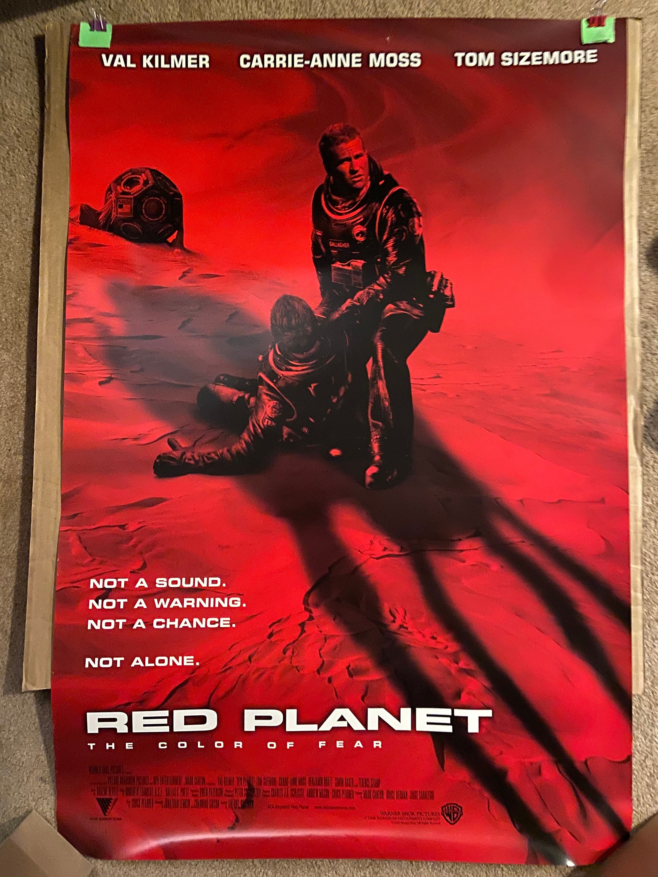 Red Planet 2000 Original Double Sided Movie Poster Val | Etsy