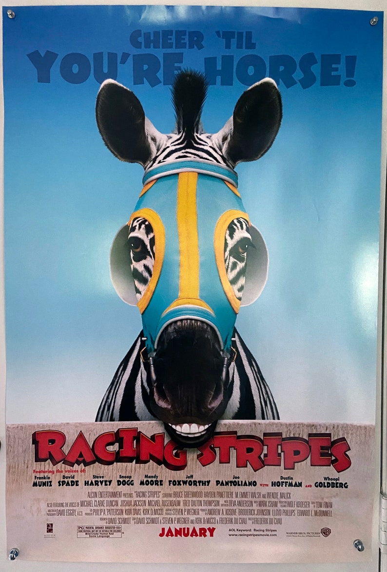 RACING STRIPES 2005 Original Double Sided Movie Poster - Etsy