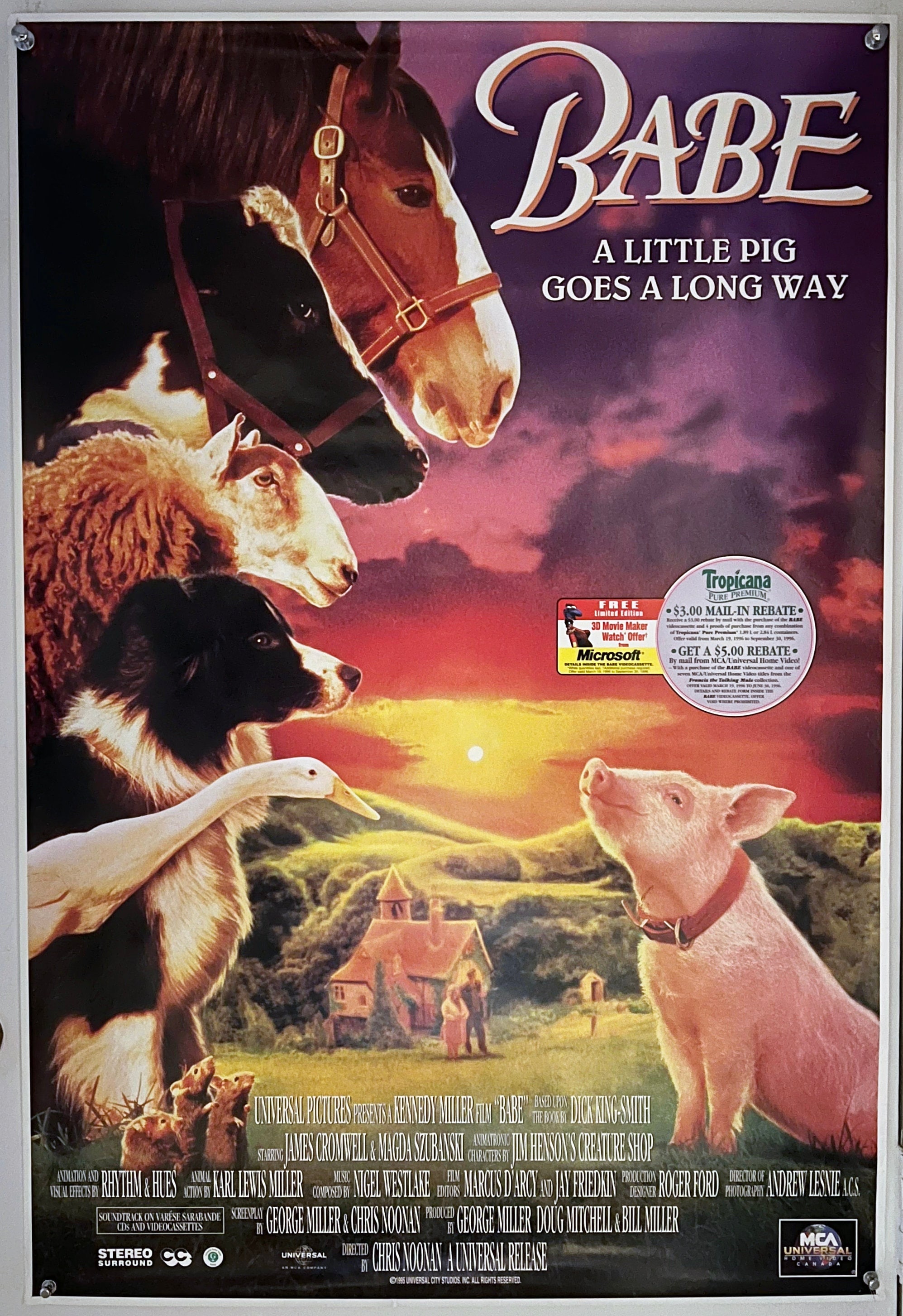 Babe Region 1 Dvd 1995