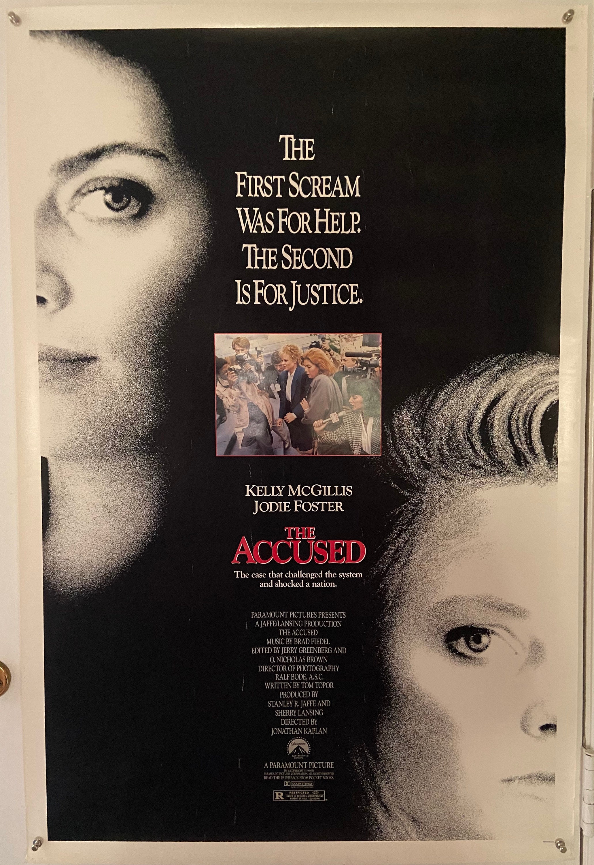 THE ACCUSED 1988 Original Single Sided Movie Poster Kelly | Etsy