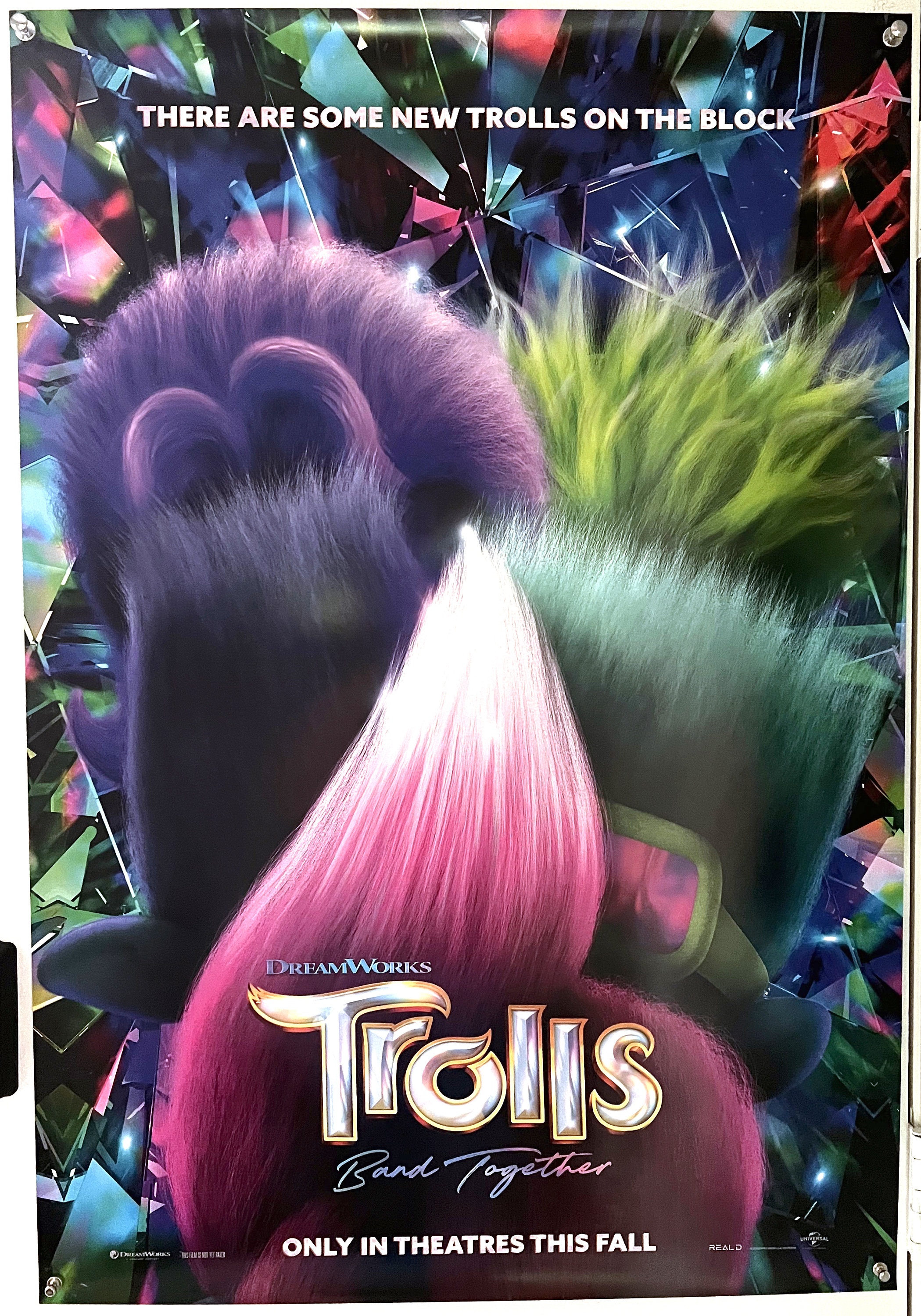 TROLLS BAND TOGETHER 2023 Original Double Sided Advance Teaser Movie ...
