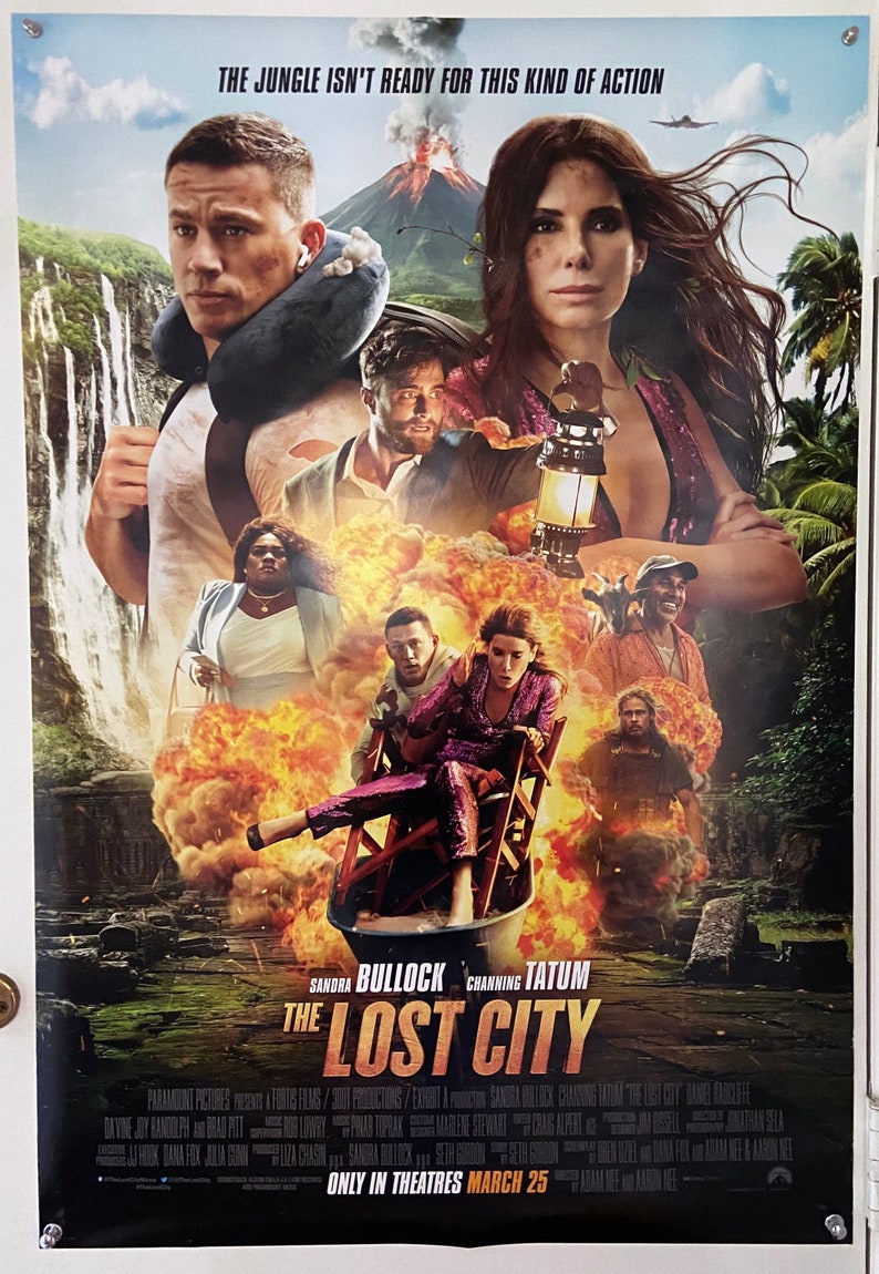 THE LOST CITY 2022 Original Double Sided Movie Poster - Etsy
