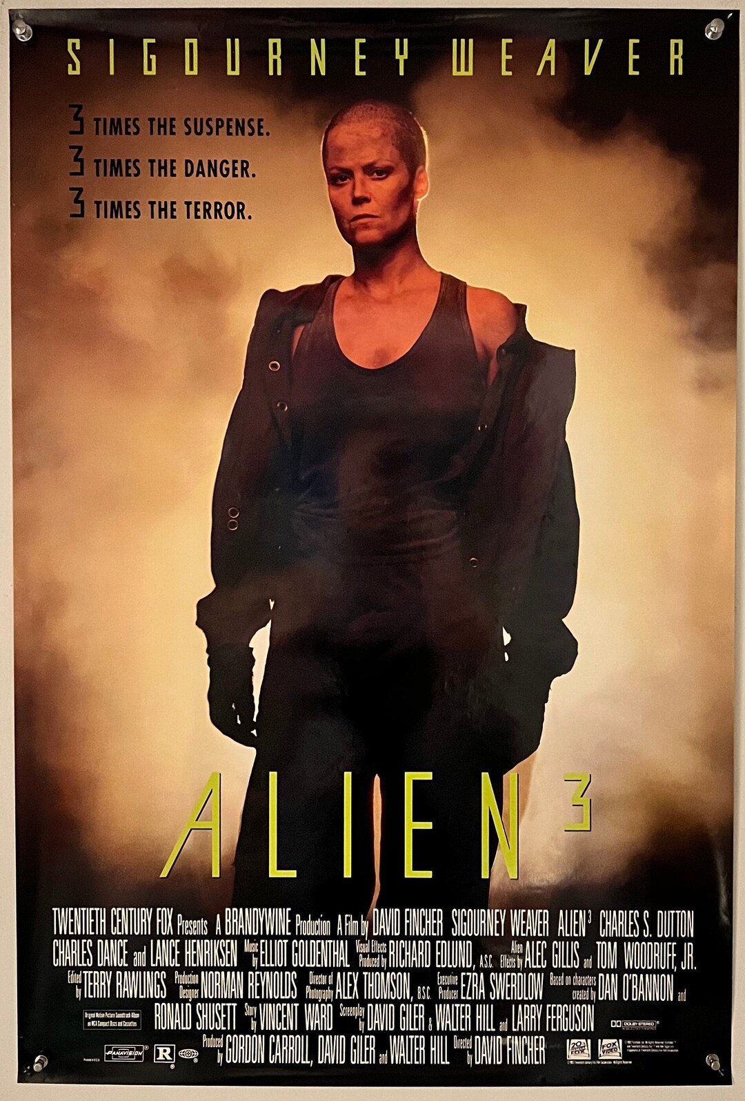 ALIEN 3 1992 Original Single Sided Video Store Movie Poster - Etsy