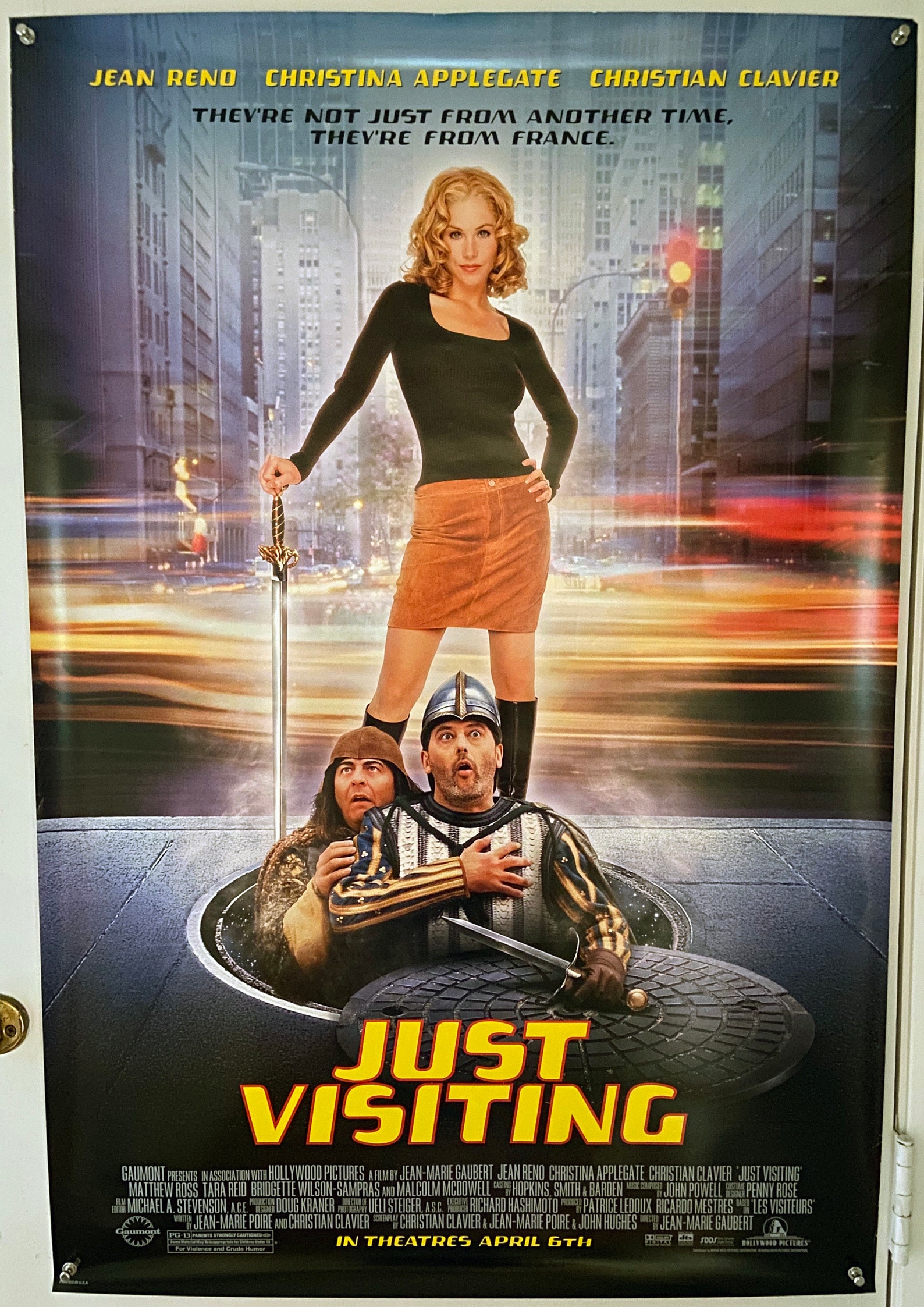 Just Visiting 2001 Original Double Sided Movie Poster Jean | Etsy