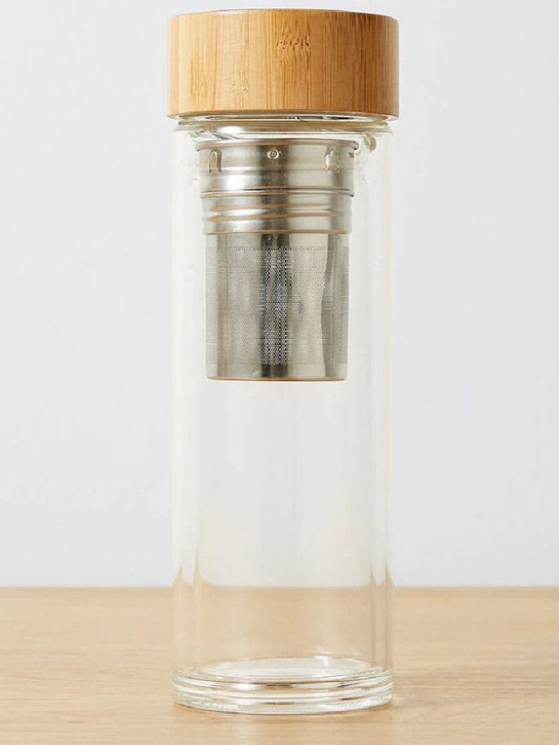 Double Walled Glass Tea Bottles - Etsy