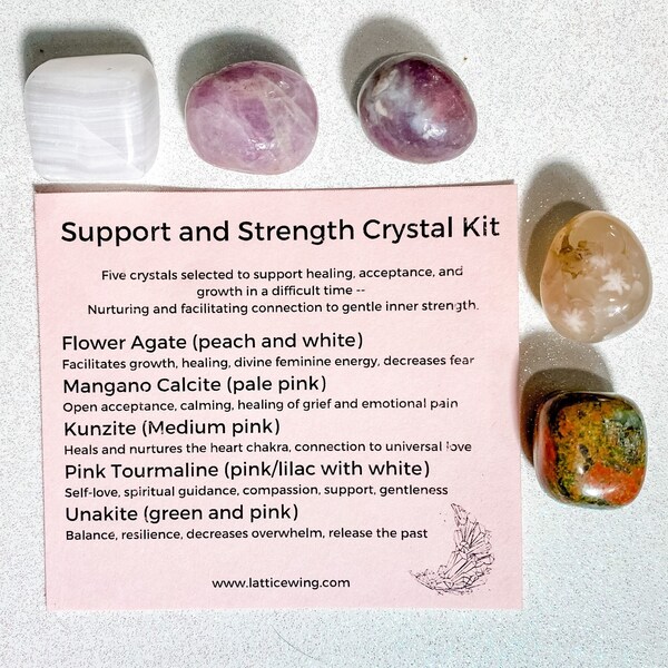 Grief and Mourning Crystal Kit Grief Crystals Healing - Etsy Canada