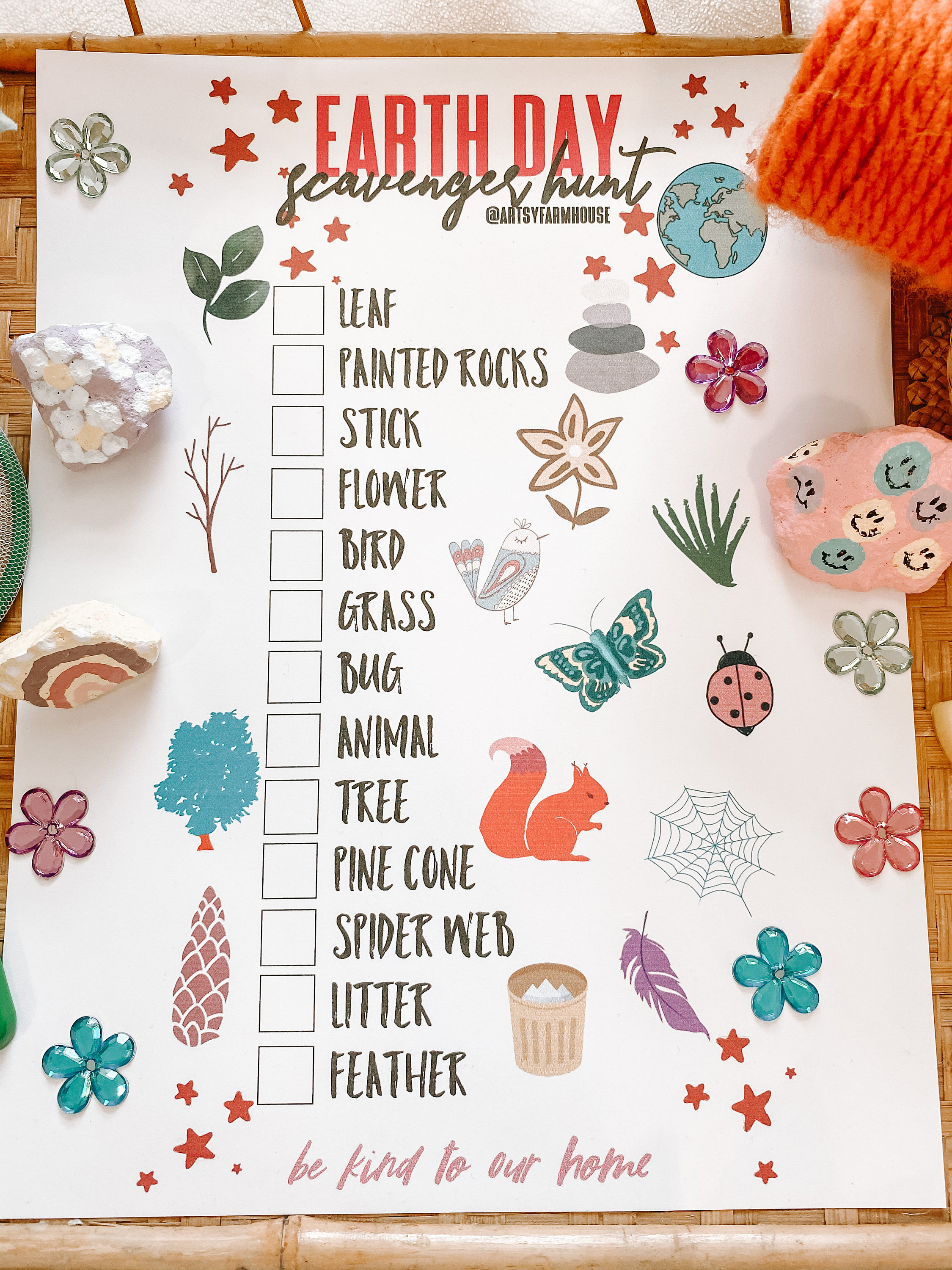 Earth day scavenger hunt | Etsy