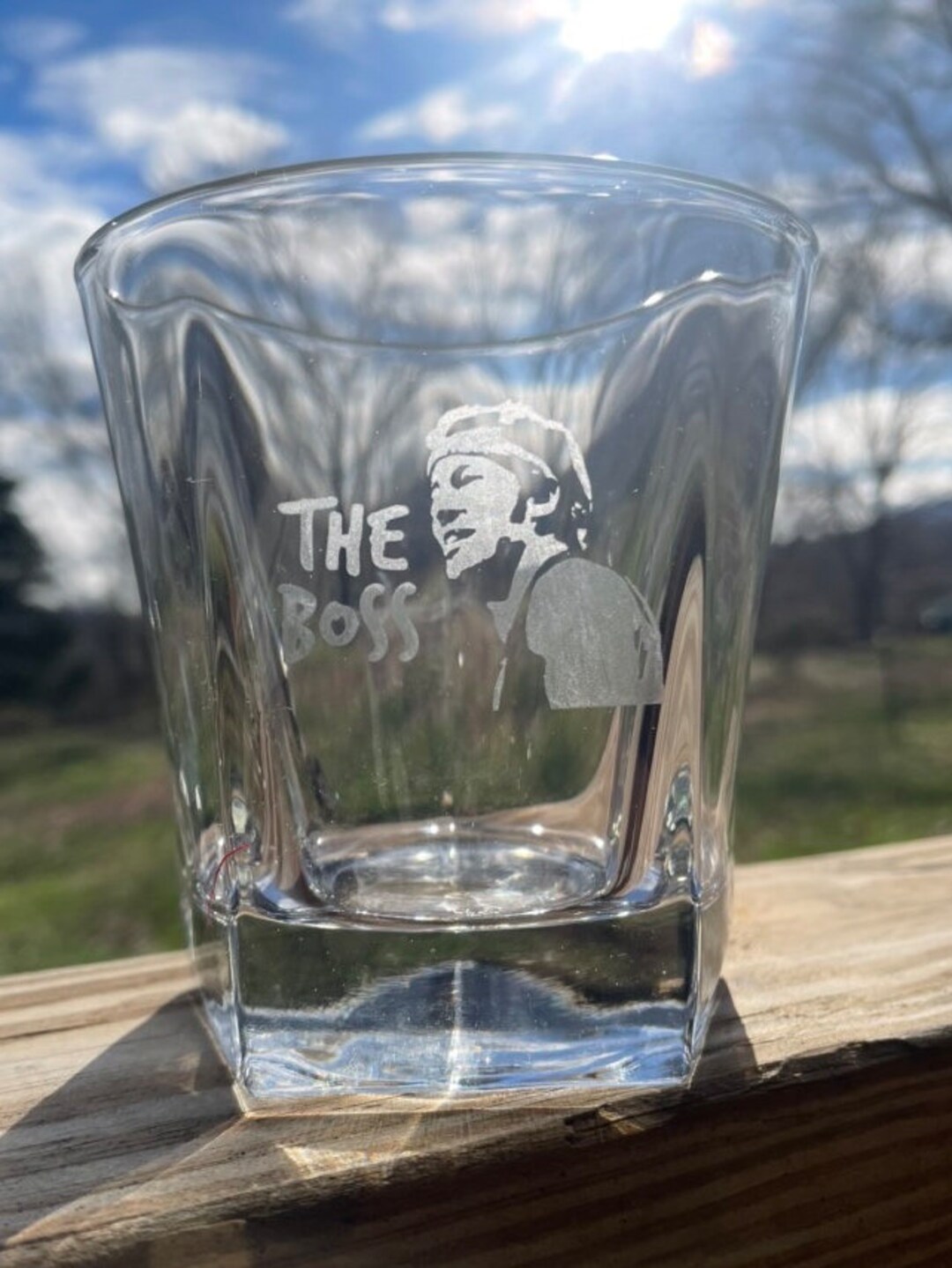 Bruce Springsteen Etched Rocks Glass - Etsy