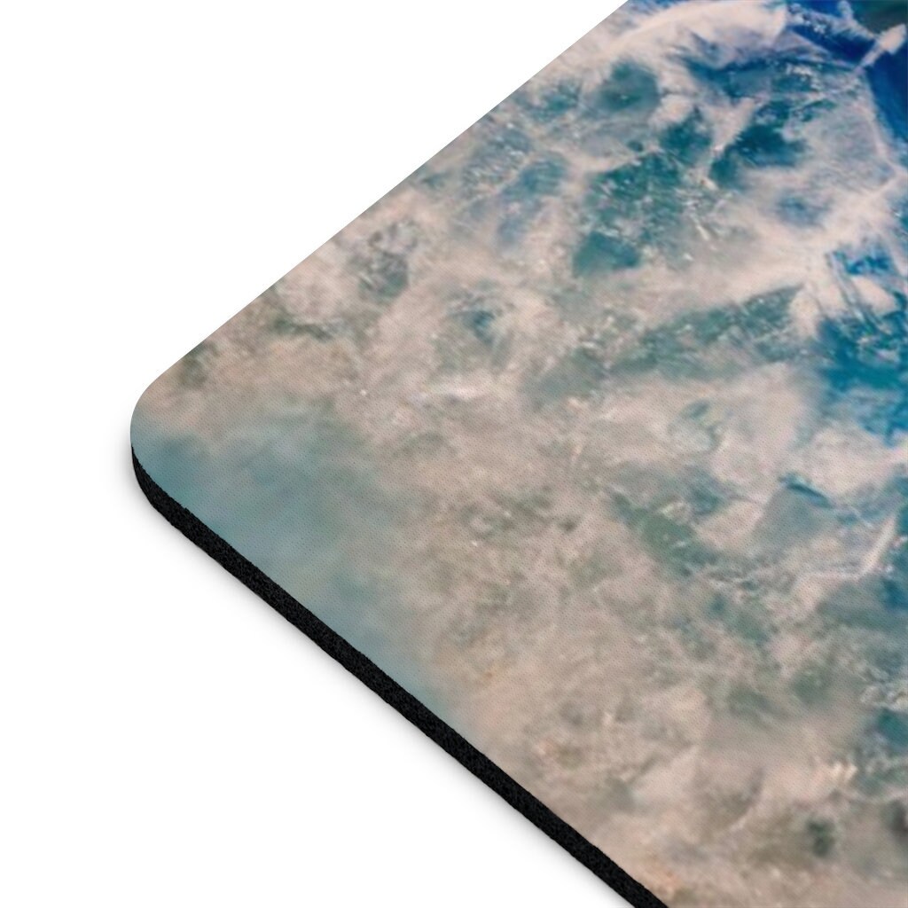 Mouse Pad Circle Mouse Pad Blue Mouse Pad Marble Mouse Pad - Etsy