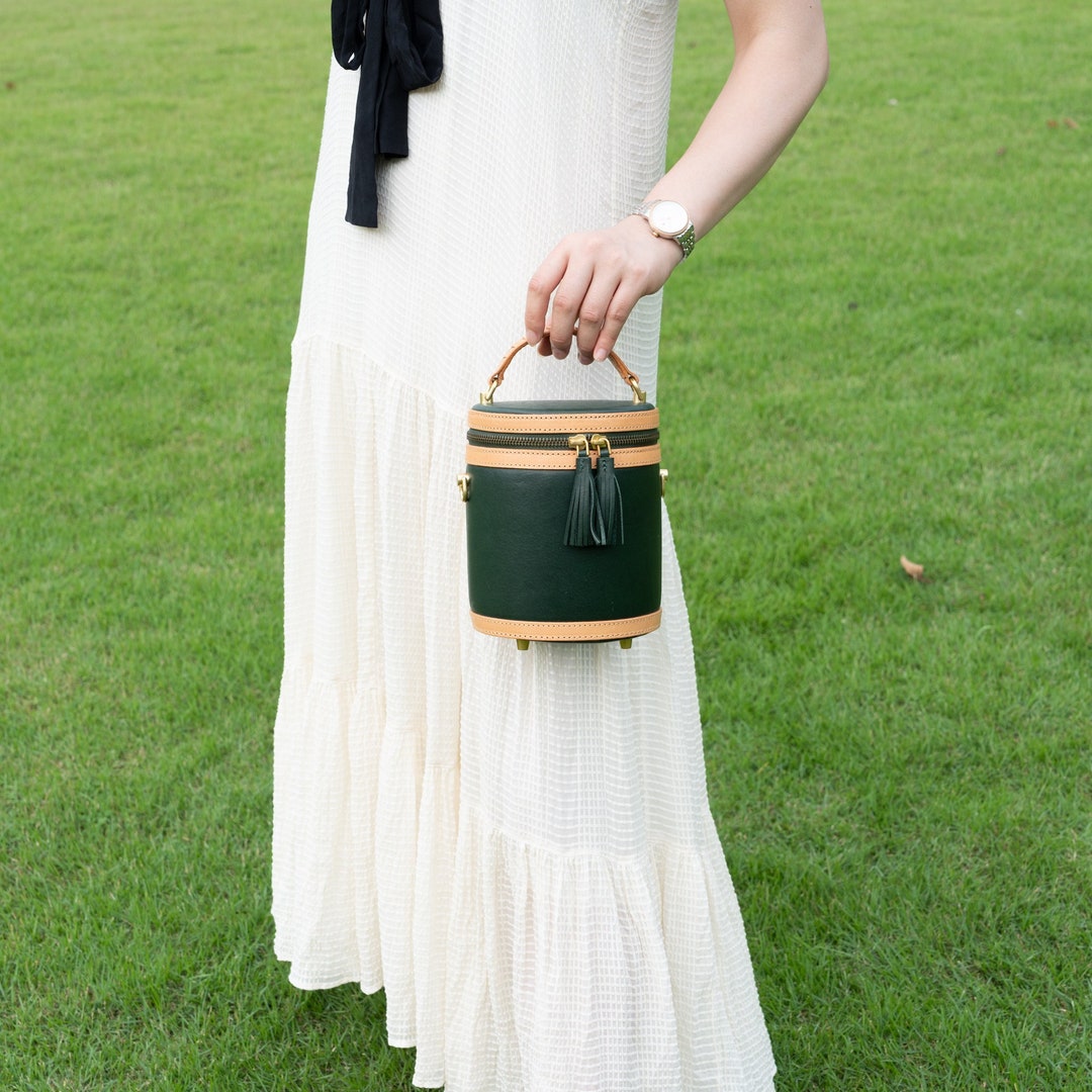 Genuine Leather Bucket Bag, Leather Bucket Bag Women, Crossbody Bucket ...