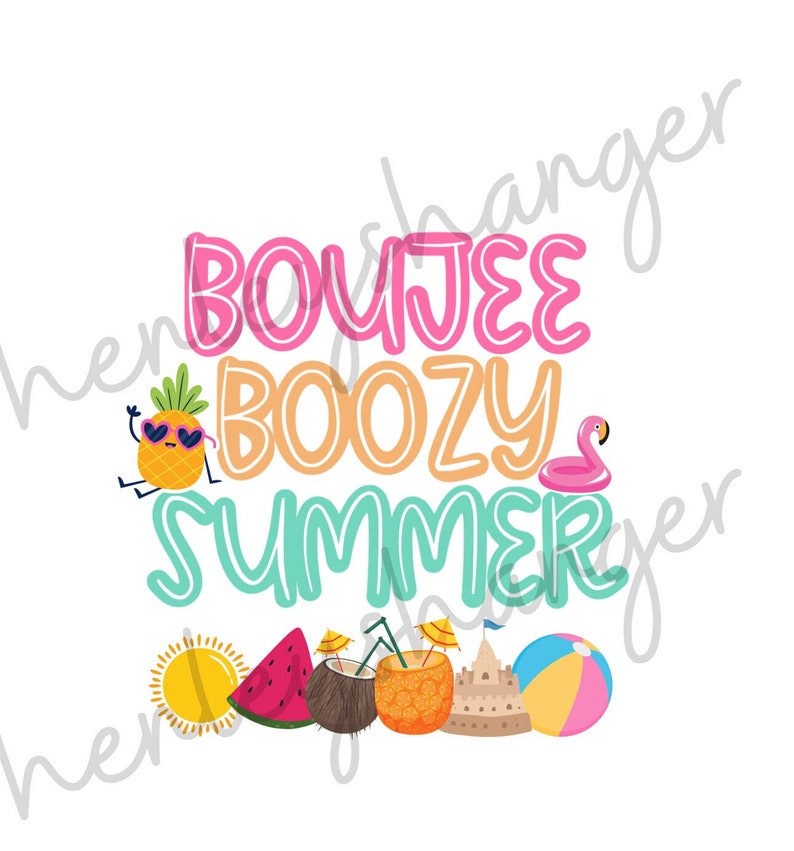 Boujee and Boozy Summer PNG - Etsy