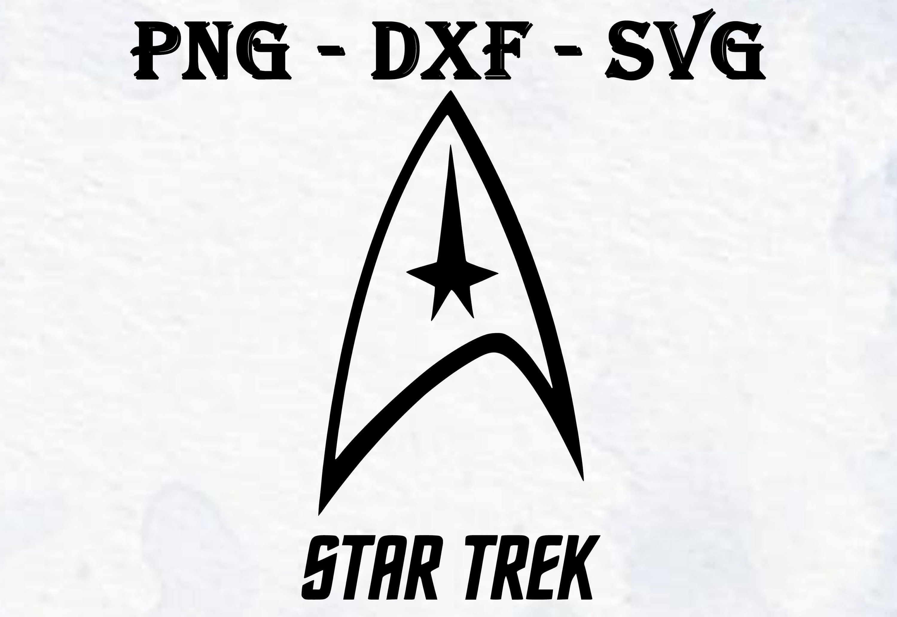 Star trek stuff logo svg png dxf Star trek digital | Etsy