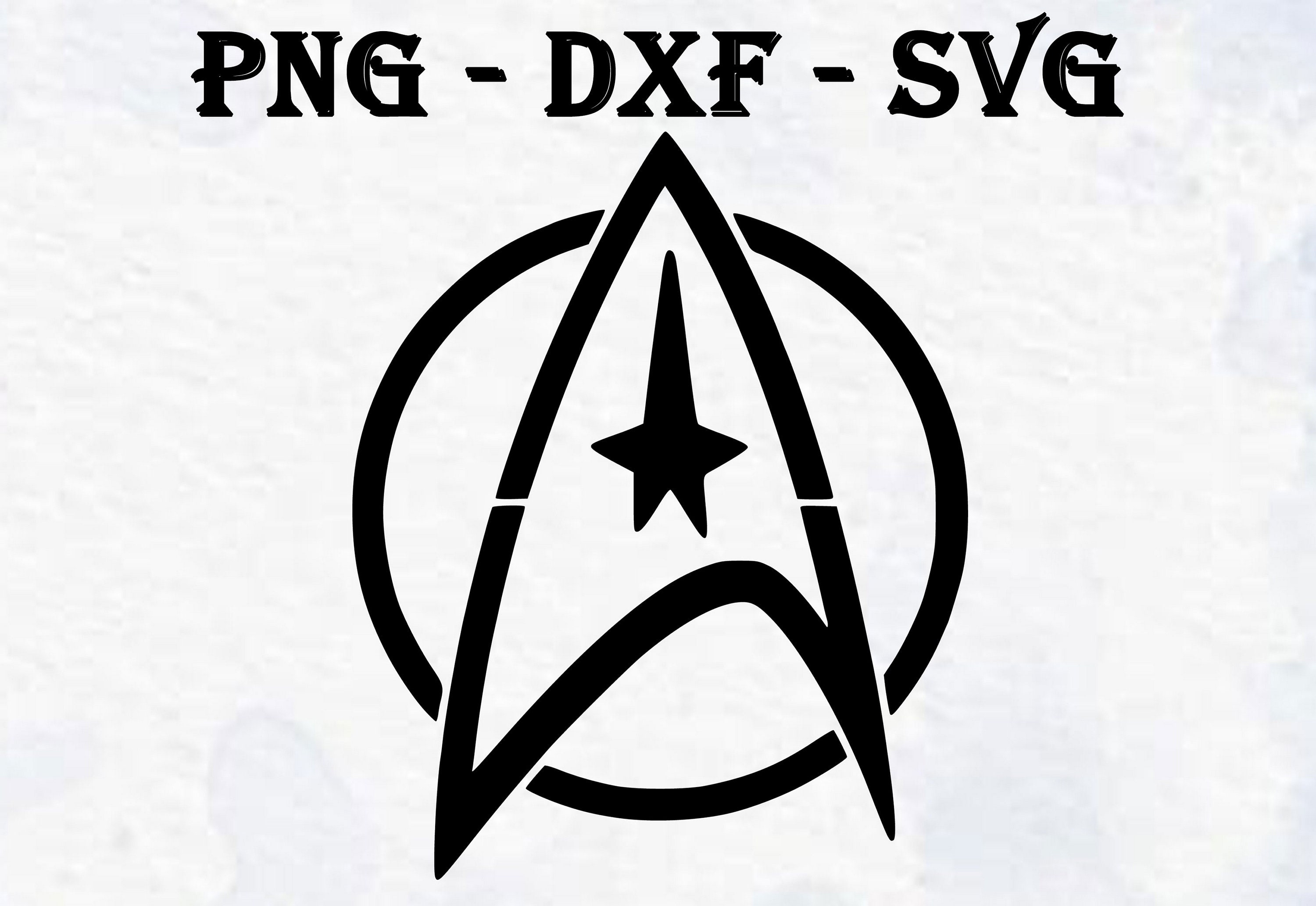Star trek command insignia svg png dxf Star trek digital | Etsy