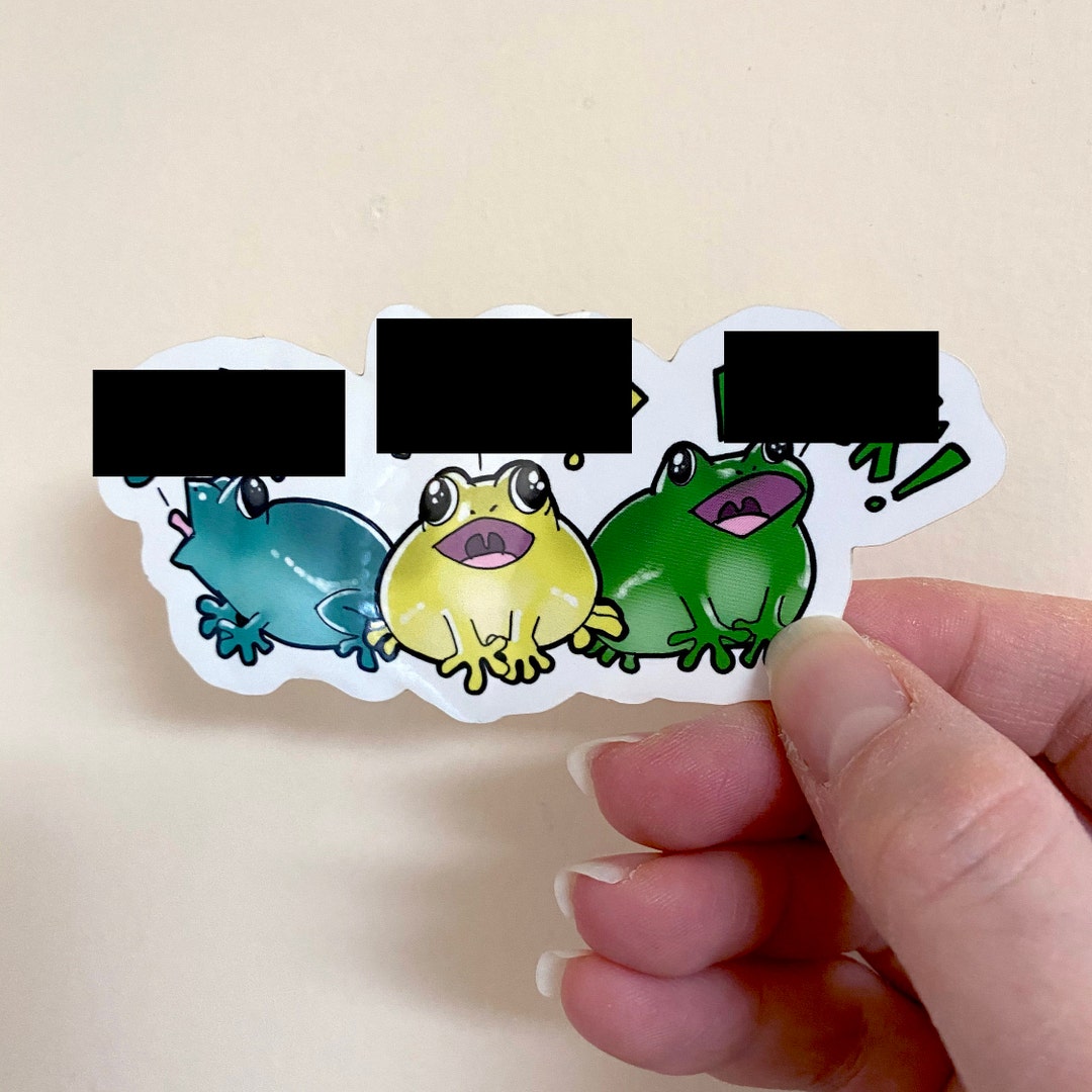 Swearing Frogs - Etsy