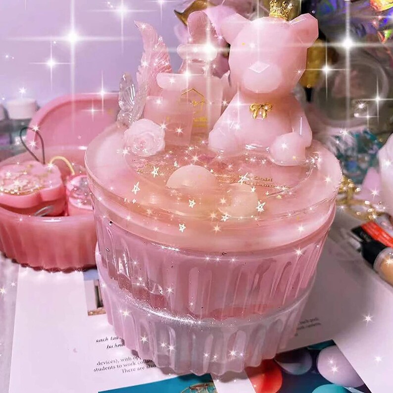 Big Stackable Storage Box Silicone Mold Round Shaped Box/jar - Etsy