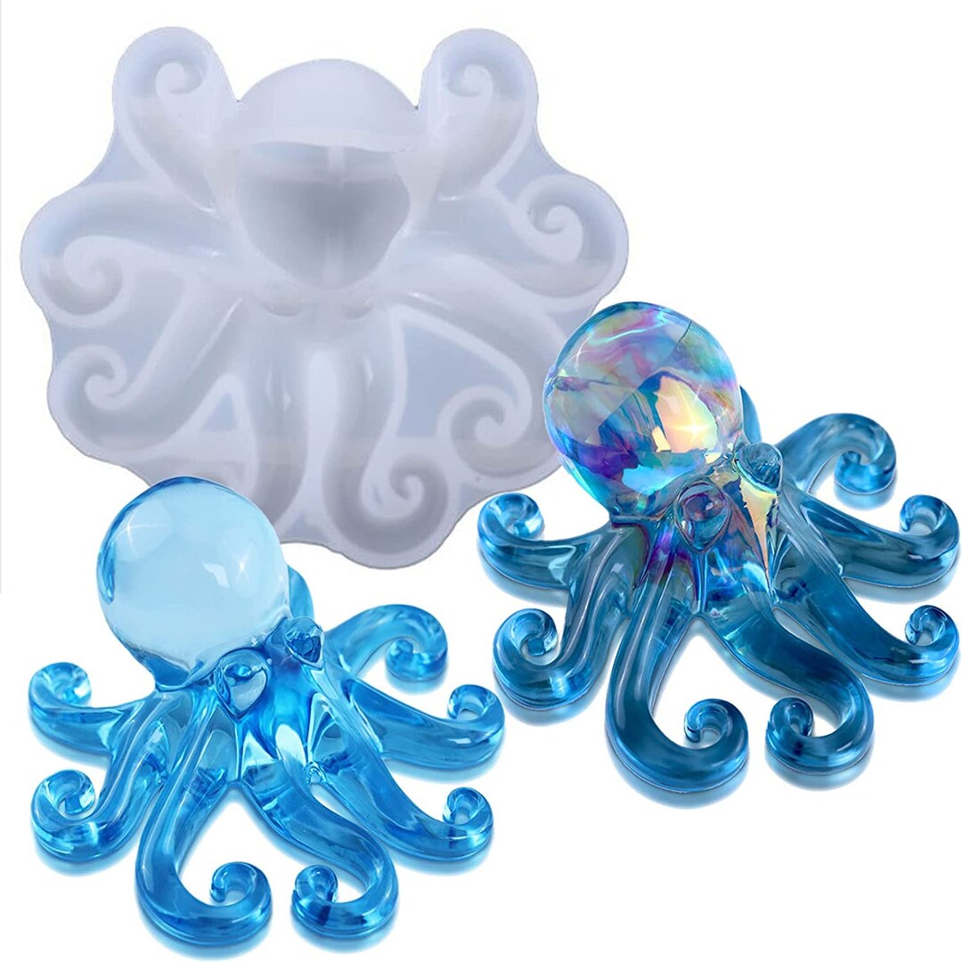 Octopus Epoxy Resin Mold Silicone Home Décor Molds Octopus Shape Sea ...