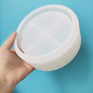 Big Stackable Storage Box Silicone Mold Round Shaped Box/jar Casting ...