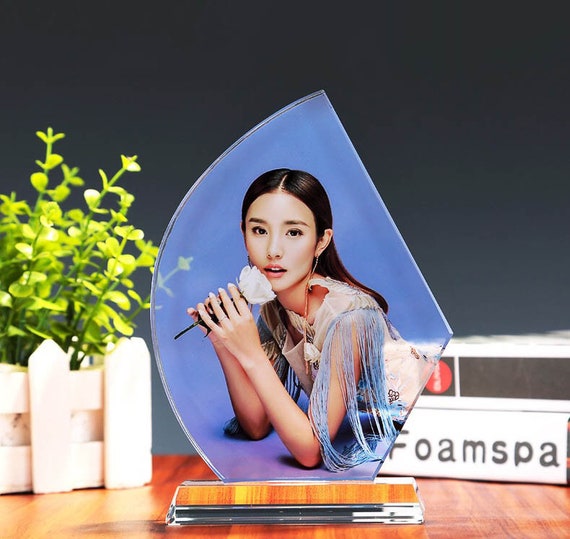 Craftymemorygifts Custom Photo Crystal Gift Personalized - Etsy